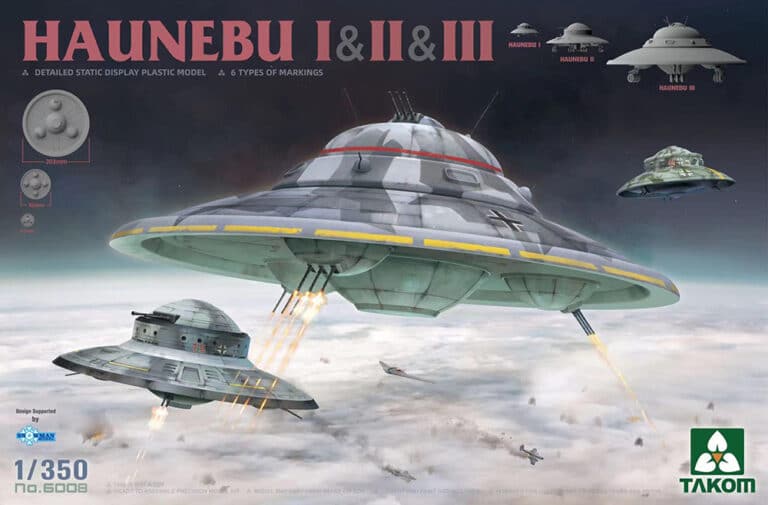 Takom 3 Haunebu Kits in One Box – Hobbyzero