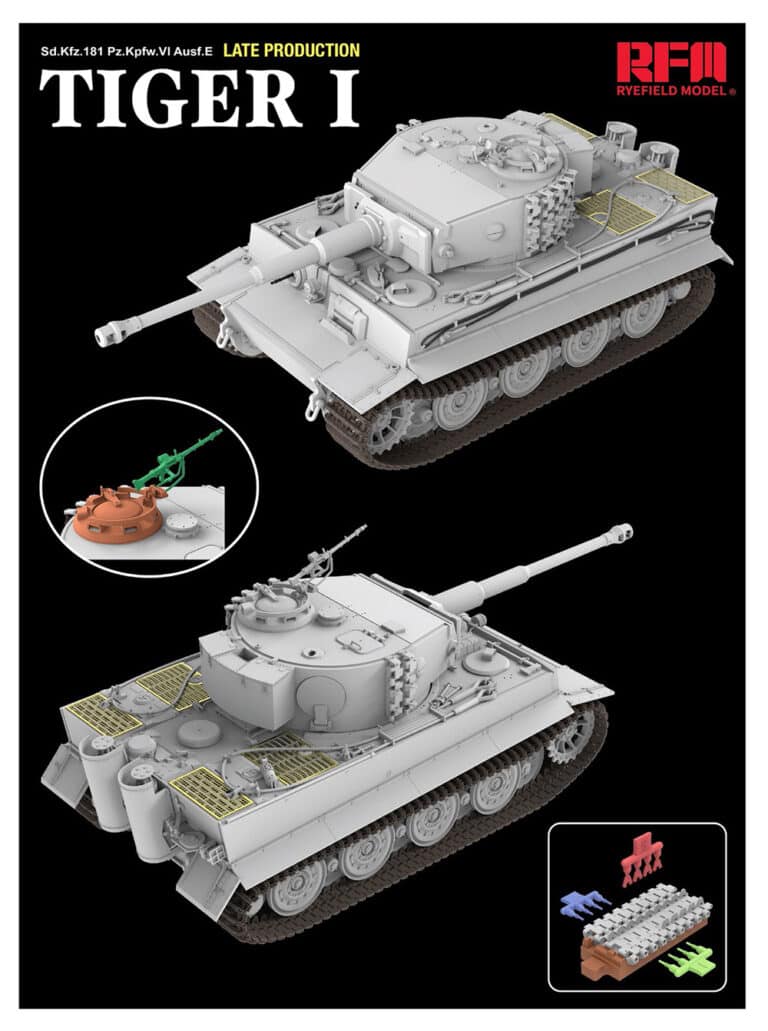 1:35 Scale Tiger I Late Production by Ryefield Model – Hobbyzero