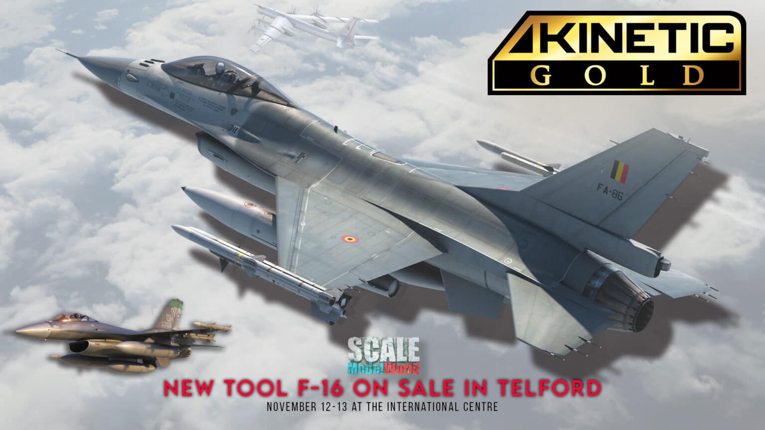 Kinetic Models Harrier FRS1, Gr3 & F-16A Coming! – Hobbyzero