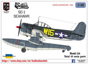 Curtiss SC-1 Seahawk Resin kits by Halberd Models – Hobbyzero