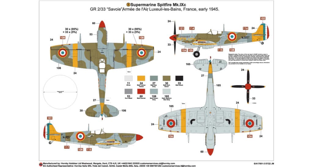 The New Airfix 1:24 Scale Spitfire Mk.IXc Kit – Hobbyzero