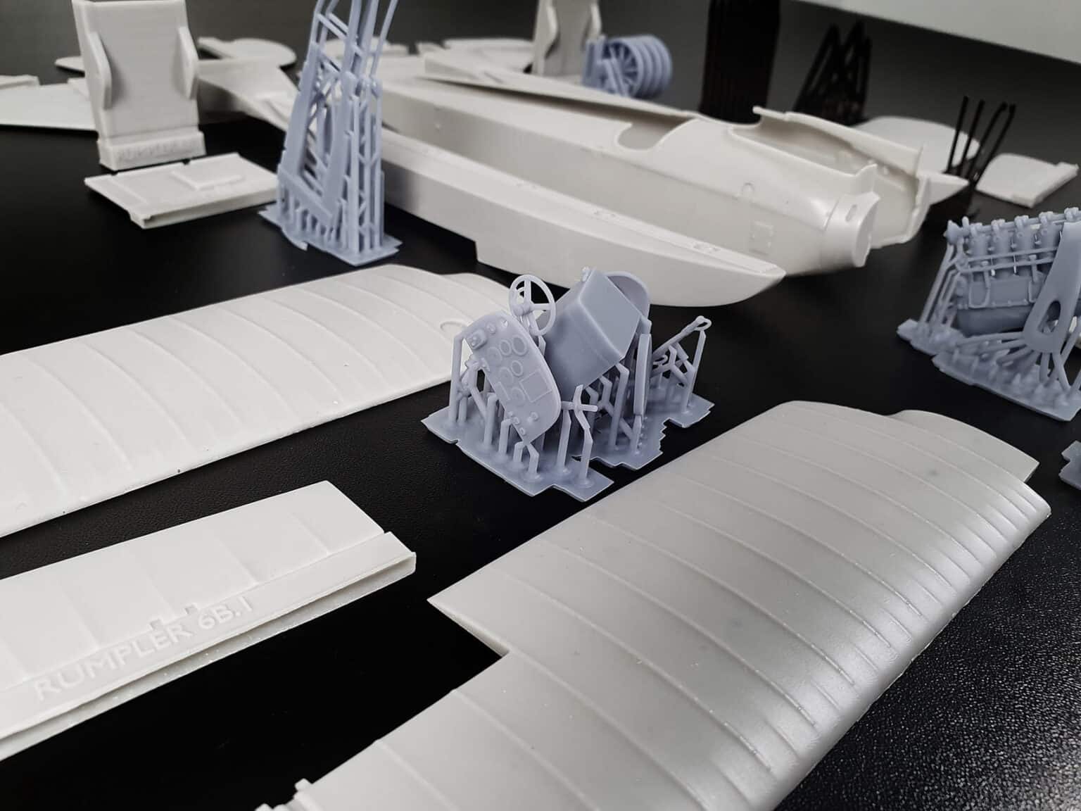 Lukgraph Rumpler-6B.1 + 3D Printed Parts – Hobbyzero