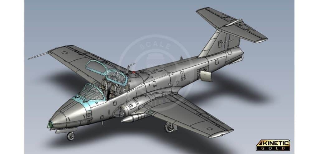 Kinetic models Canadair CT-114 Tutor Renders – Hobbyzero