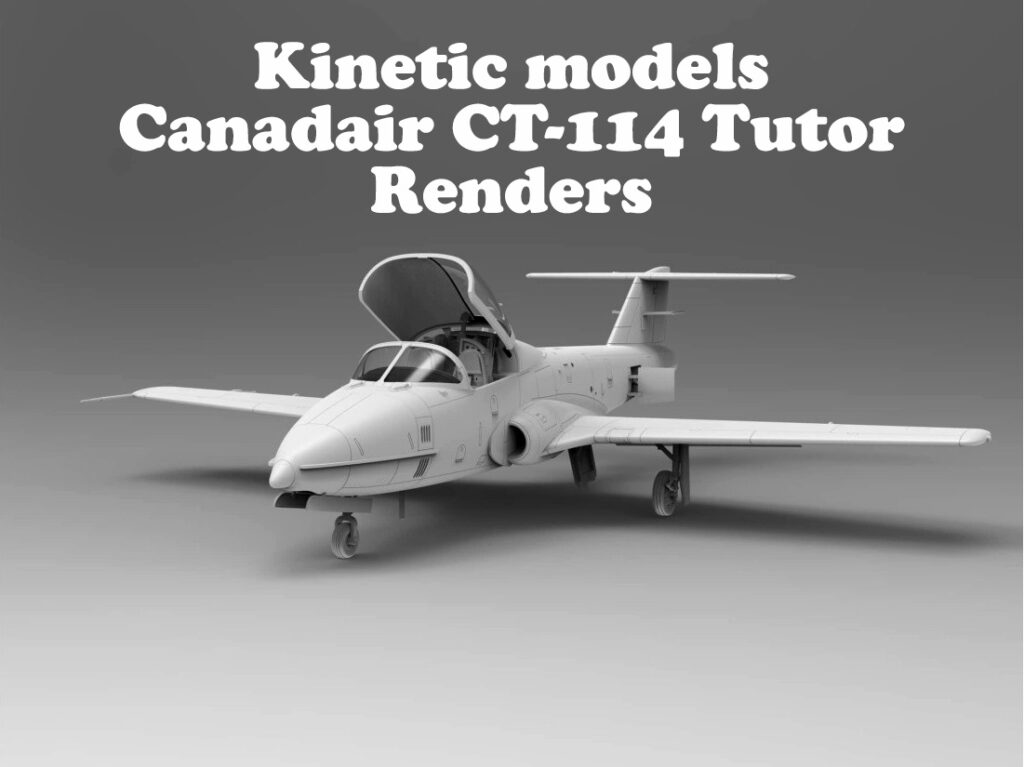 Kinetic models Canadair CT-114 Tutor Renders – Hobbyzero