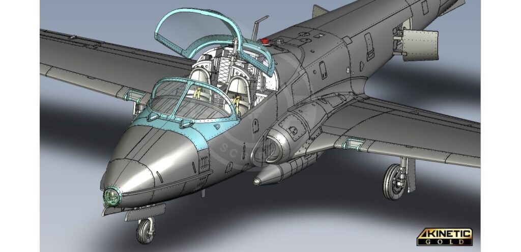 Kinetic models Canadair CT-114 Tutor Renders – Hobbyzero