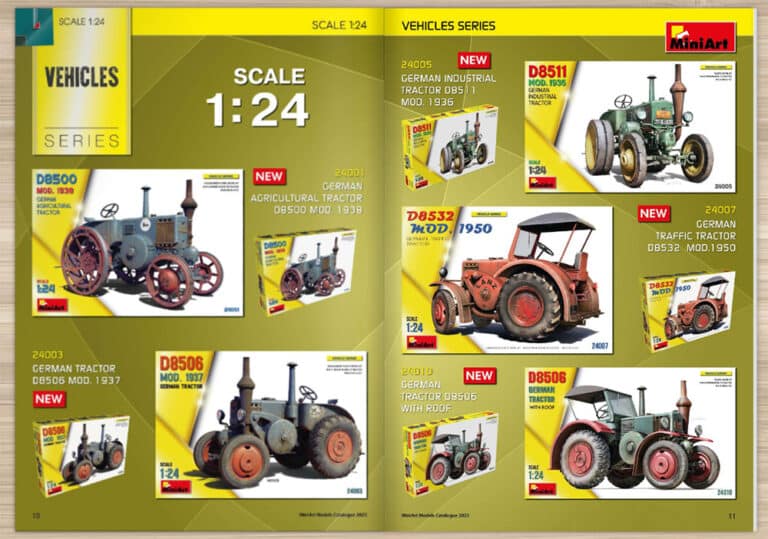 MiniArt Models Catalog 2023 Released – Hobbyzero