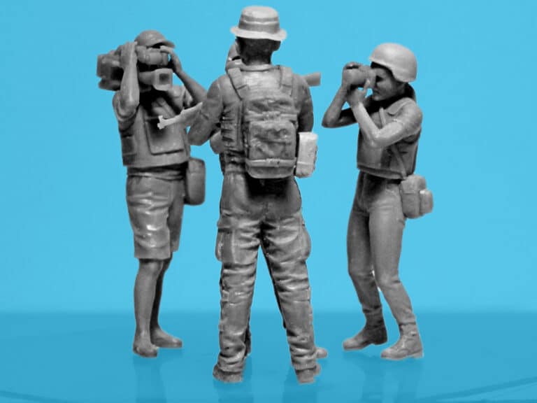 ICM Model Journalists in War 4 New Figures – Hobbyzero