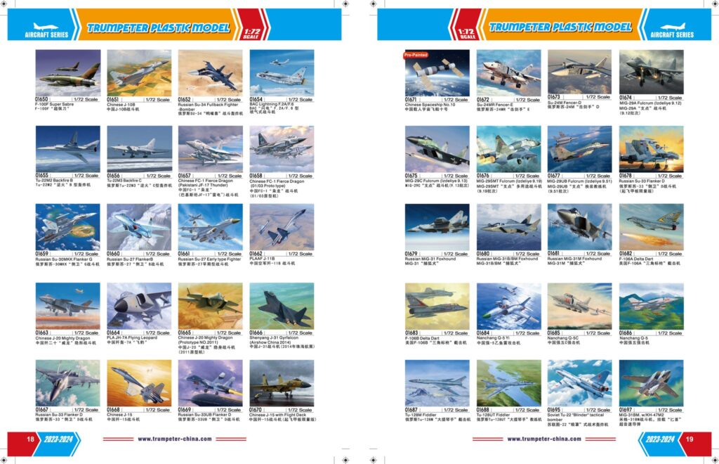 Trumpeter catalogue of 2023/2024 – Hobbyzero