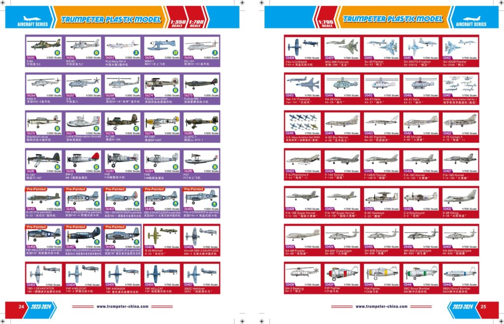 Trumpeter catalogue of 2023/2024 – Hobbyzero