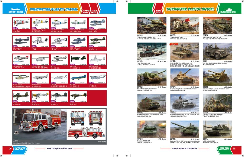 Trumpeter catalogue of 2023/2024 – Hobbyzero