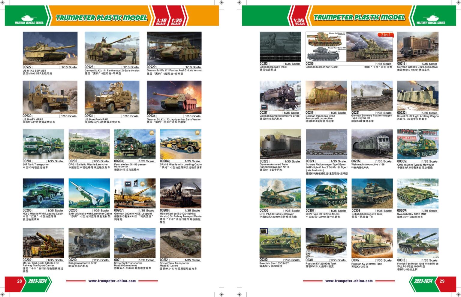 Trumpeter catalogue of 2023/2024 – Hobbyzero