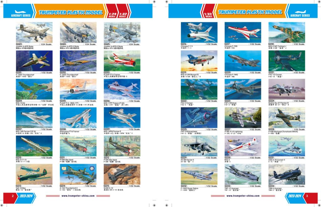 Trumpeter catalogue of 2023/2024 – Hobbyzero