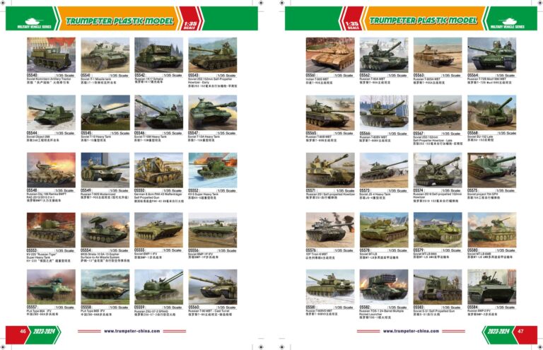 Trumpeter catalogue of 2023/2024 – Hobbyzero