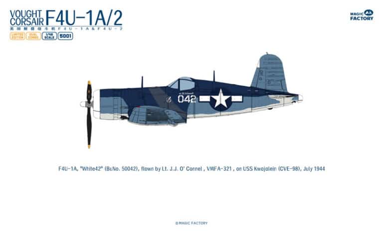 Magic Factory to Release Limited Edition F4U-1A/2 Corsair Model Kit ...