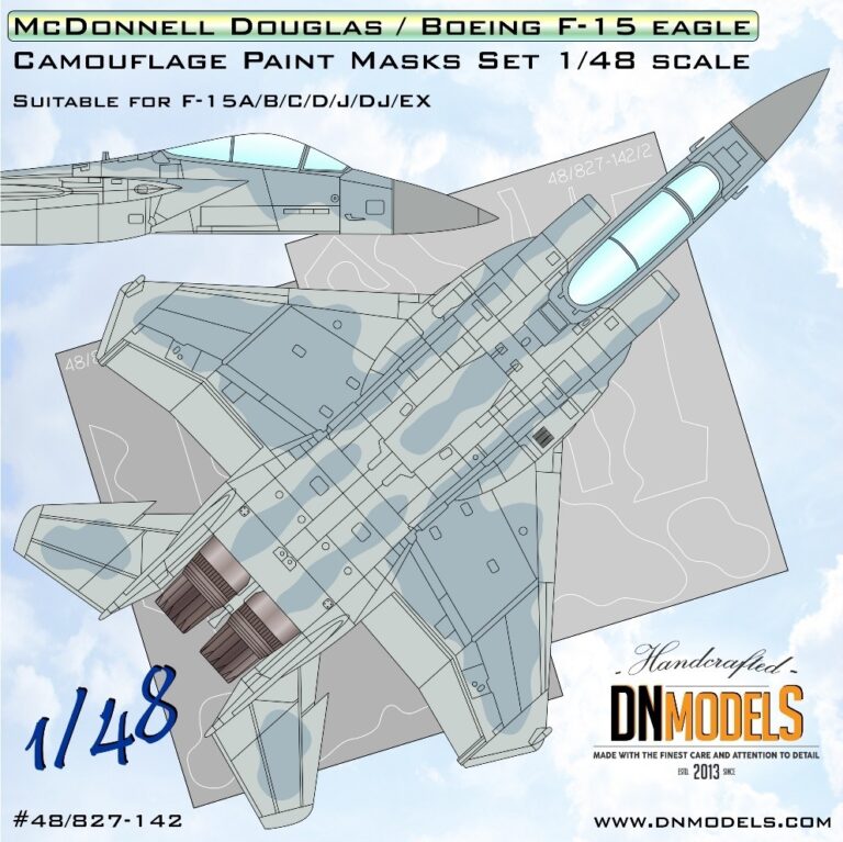 DN Models F-15 Camouflage Paint Masks Set – Hobbyzero