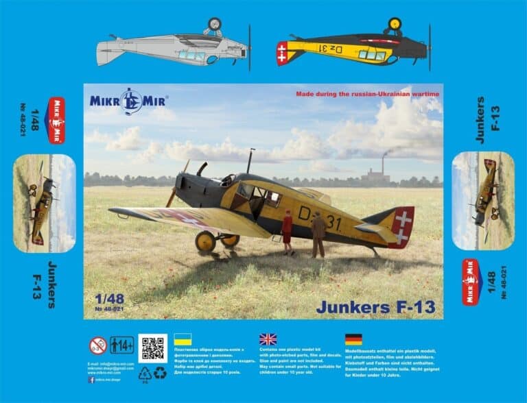 Junkers F 13 Released – Hobbyzero