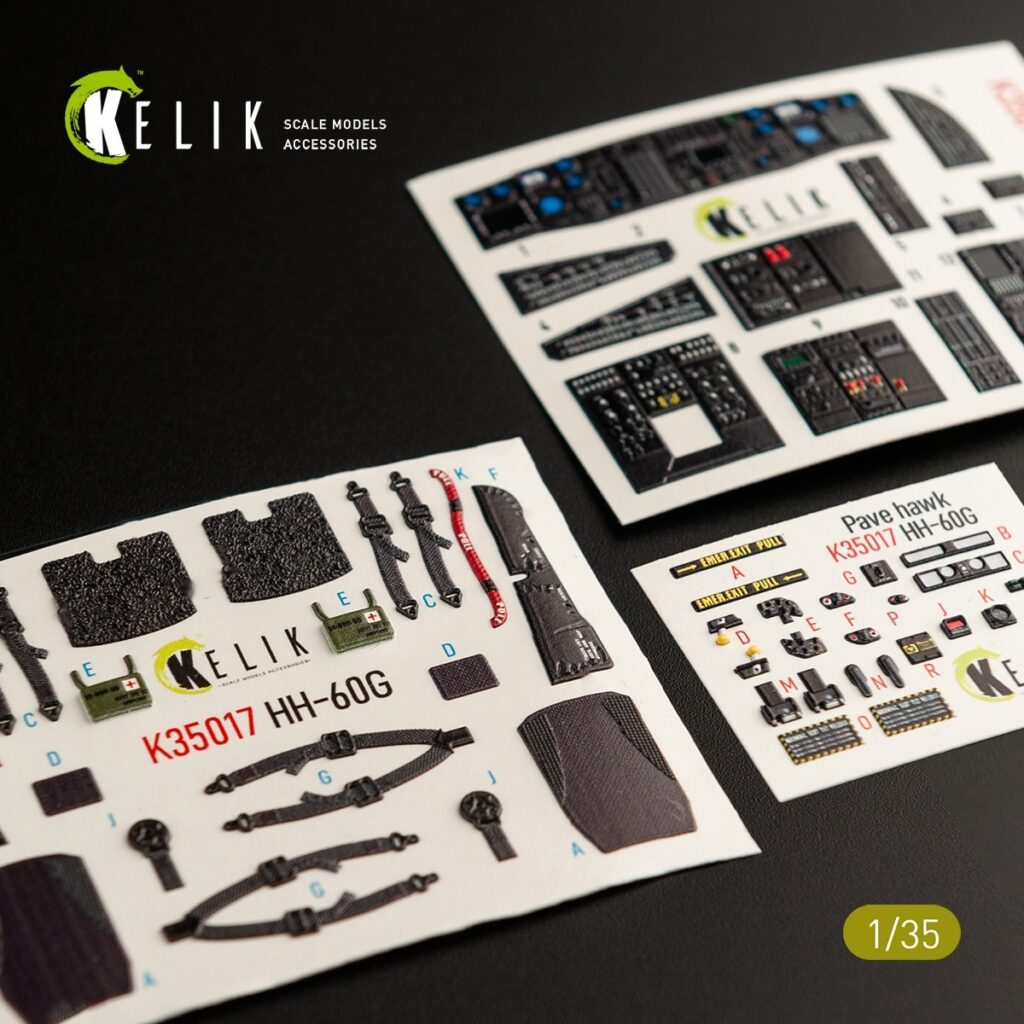 Sikorsky MH-60, SH-60 & HH-60 3D Interior Decals Released – Hobbyzero