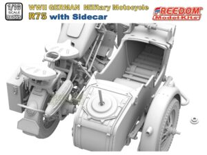 Freedom Model German R75 motorcycle /W Side Car – Hobbyzero