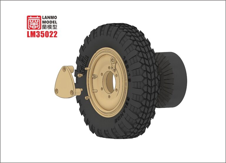 Lanmo Sd.Kfz 221 Engine and Off-Road Wheels – Hobbyzero