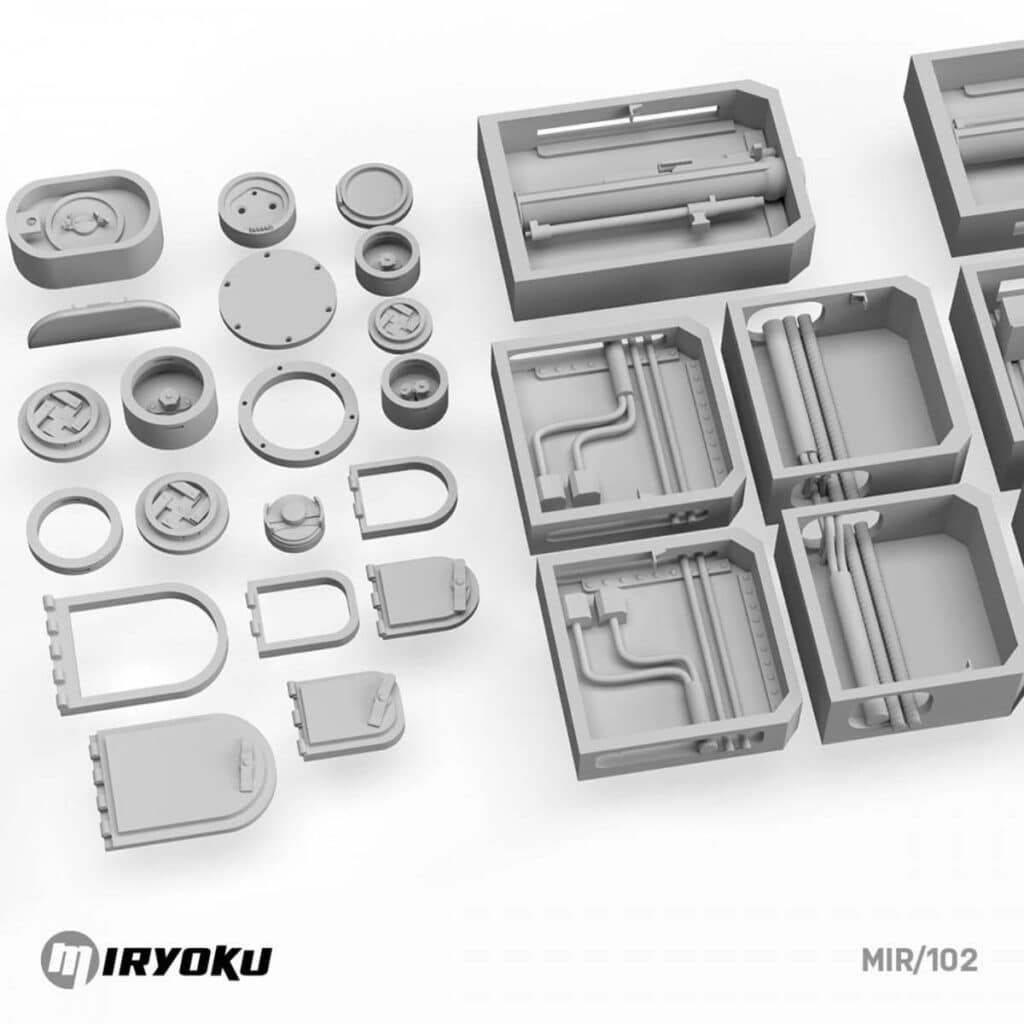 Miryoku Releases New Bf 109 Inspection Cover Sets – Hobbyzero