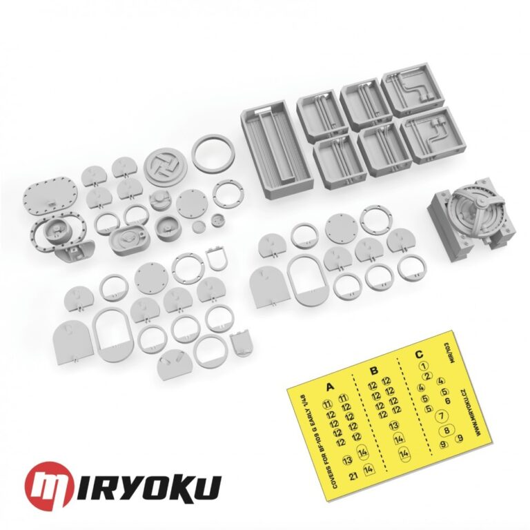 Miryoku Releases New Bf 109 Inspection Cover Sets – Hobbyzero