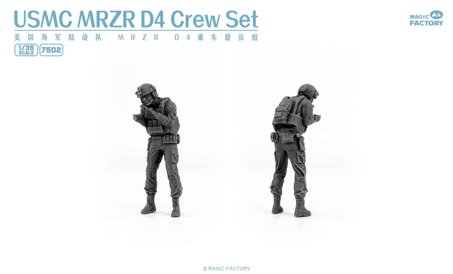 New USMC MRZR D4 Crew Set Available from Magic Factory – Hobbyzero