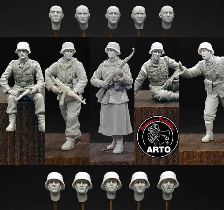 Head's up! Three new 1/35th scale head sets from ARTO productions ...