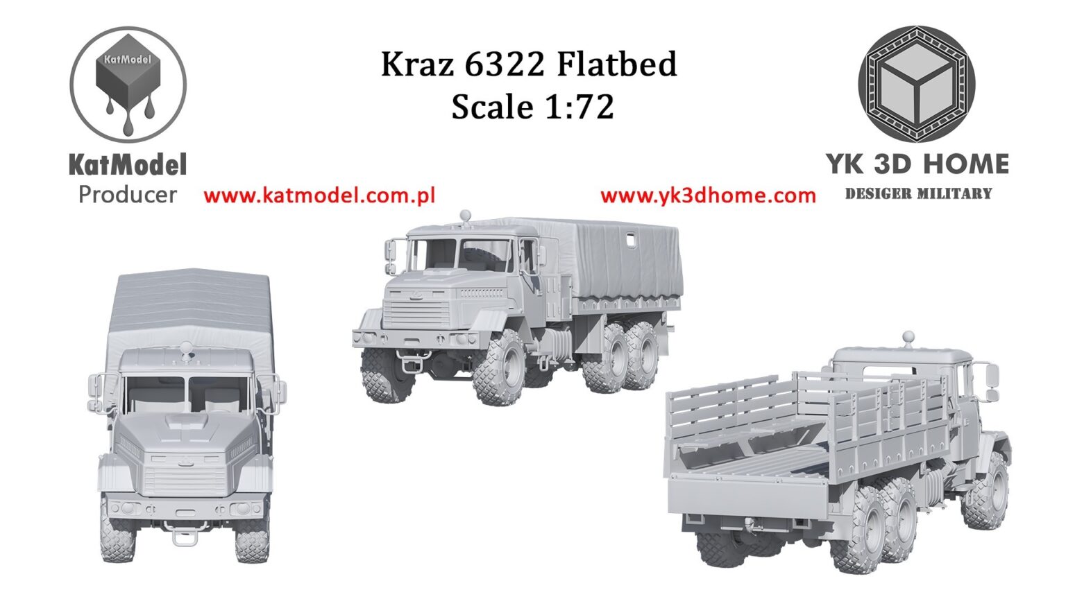 KatModel 1/72 Kraz Trucks Family – Hobbyzero