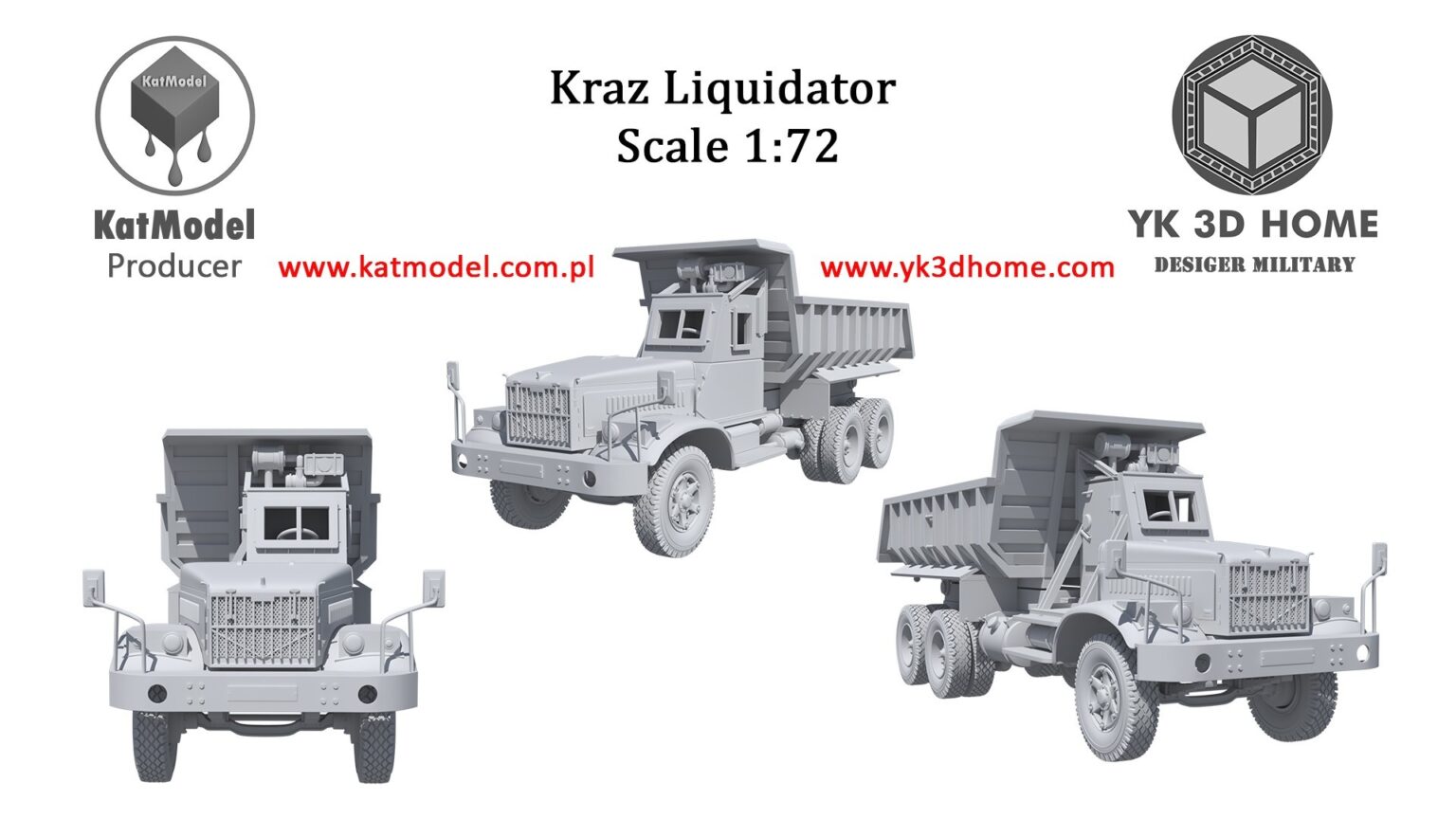 KatModel 1/72 Kraz Trucks Family – Hobbyzero