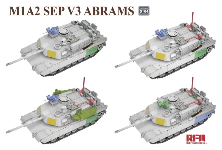 RFM Releases M1A2 SEP V3 Abrams and Leo 2A7 – Hobbyzero