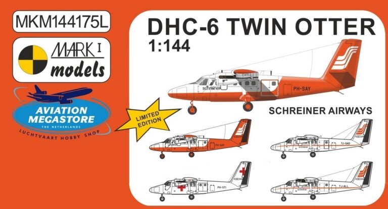 Mark 1 Models DHC-6 ‘Schreiner Airways’ Released – Hobbyzero
