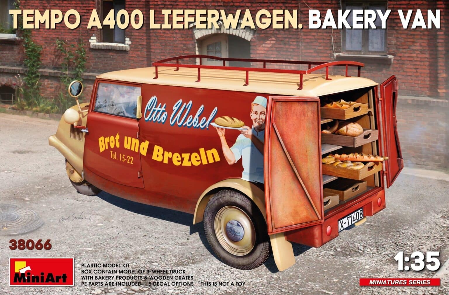 BAKERY VAN - 38066. BAKERY VAN – Hobbyzero