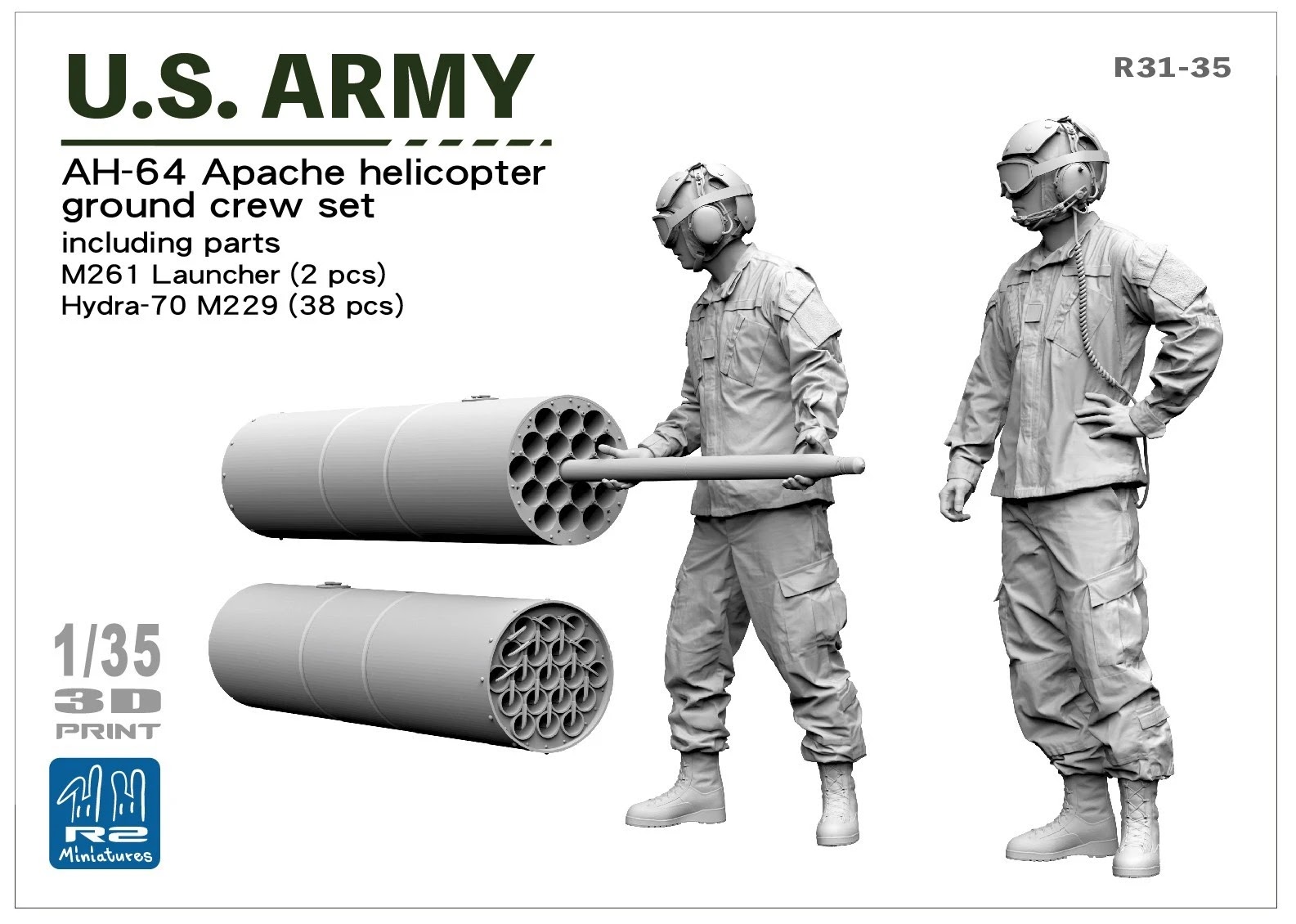 New crew and weapon sets from R2 Miniatures for US Army attack ...