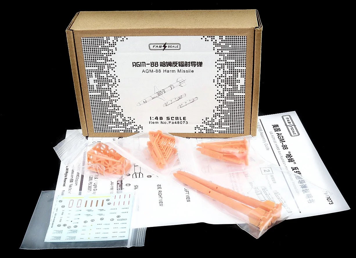 3D-Printed Aircraft Missiles in 1/48th scale from FAB Scale – Hobbyzero