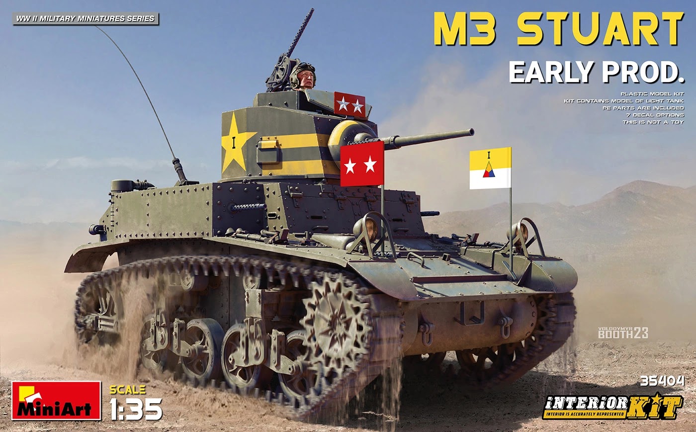 MiniArt 35th Scale M3 Light Tank - New Colours & Sprues... – Hobbyzero
