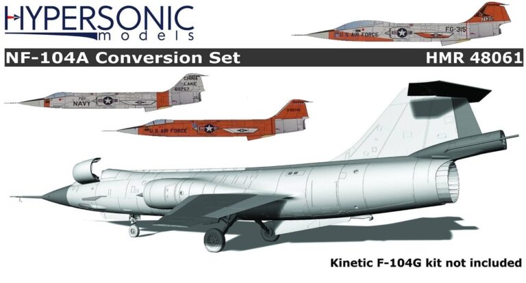 NF-104A Starfighter Kit & conversion Released – Hobbyzero
