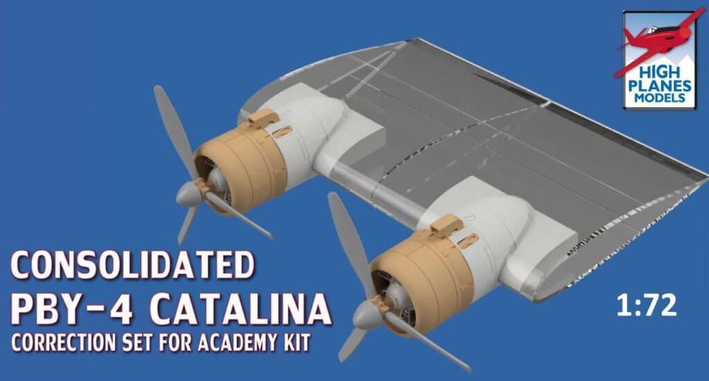 PBY-4 Catalina Nacelle and Cowl Replacement Set – Hobbyzero