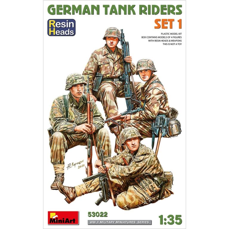 MiniArt 53022 German Tank Riders set 1. MiniArt 53022 German Tank ...