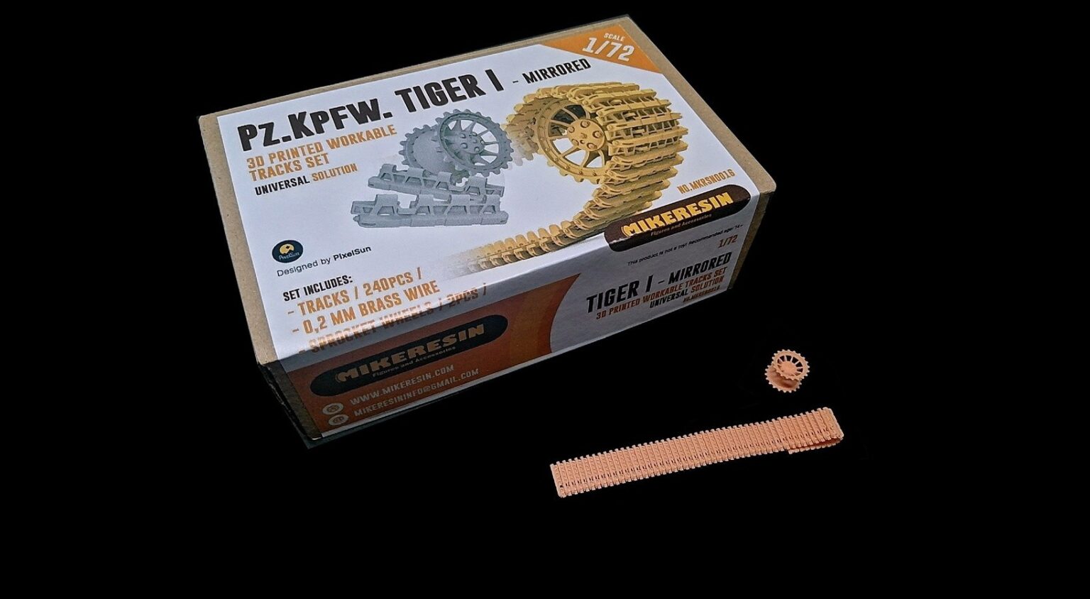 Mikeresin 1/72 Tiger Tracks Review – Hobbyzero