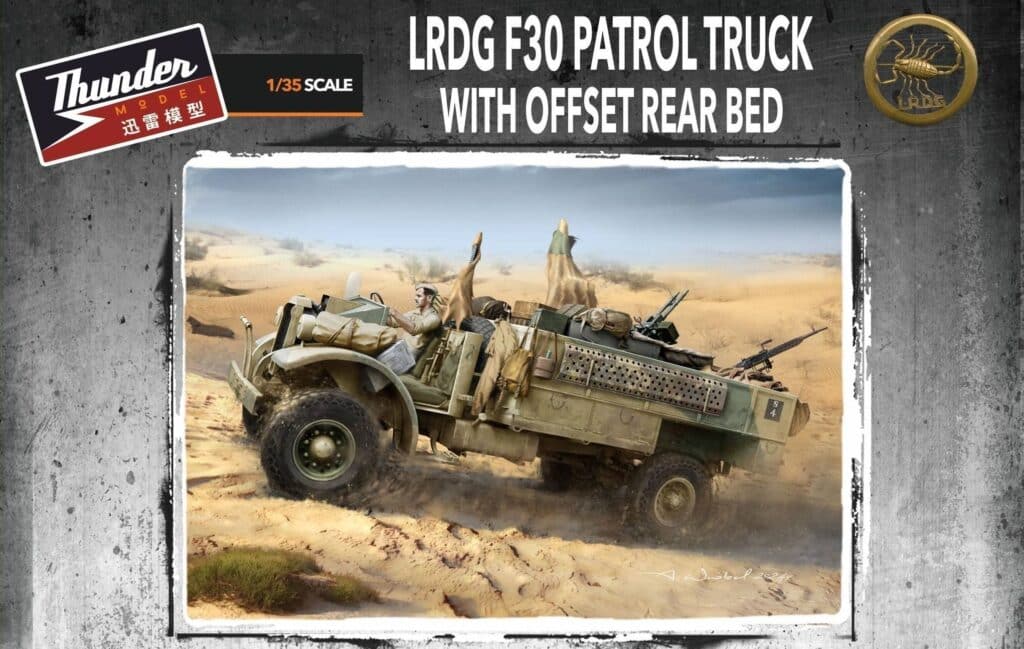 Thunder Model : LRDG Patrol truck F30 with offset rear bed – Hobbyzero