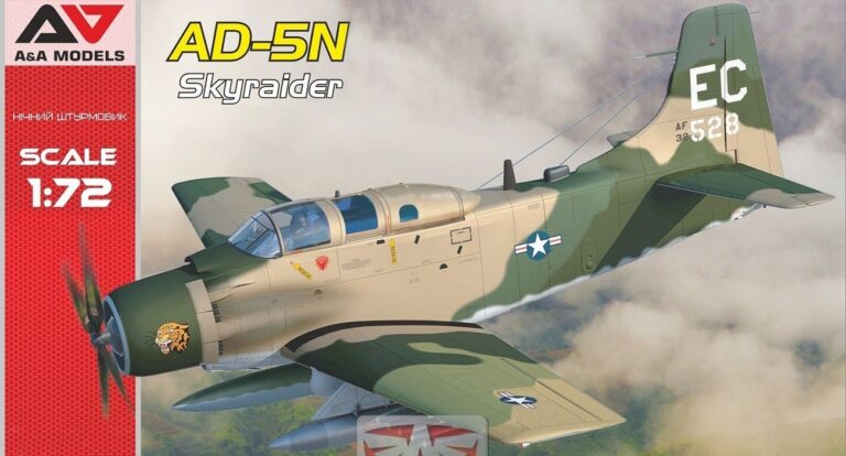 AD-5N SkyRaider Released in September – Hobbyzero