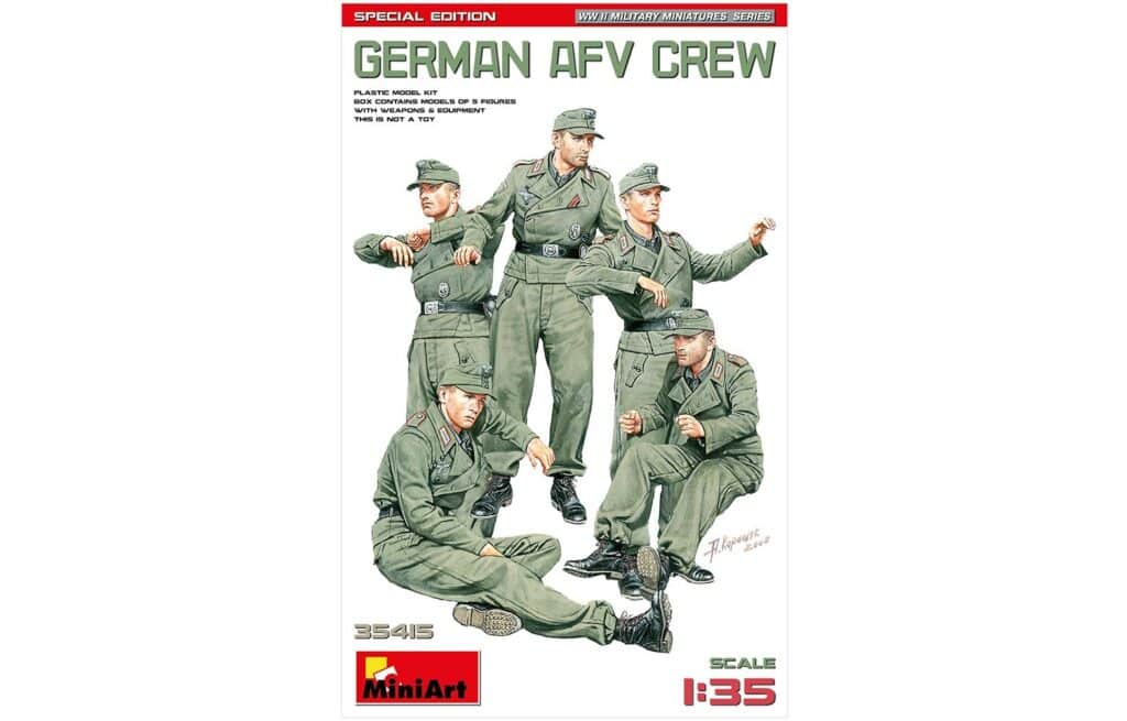 MiniArt 3541 German Afv crew. MiniArt 35415 German Afv Crew – Hobbyzero
