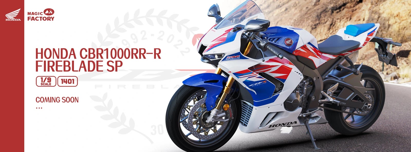 Magic Factory has released a new Honda CBR1000RR Fireblade SP in 1:9th ...
