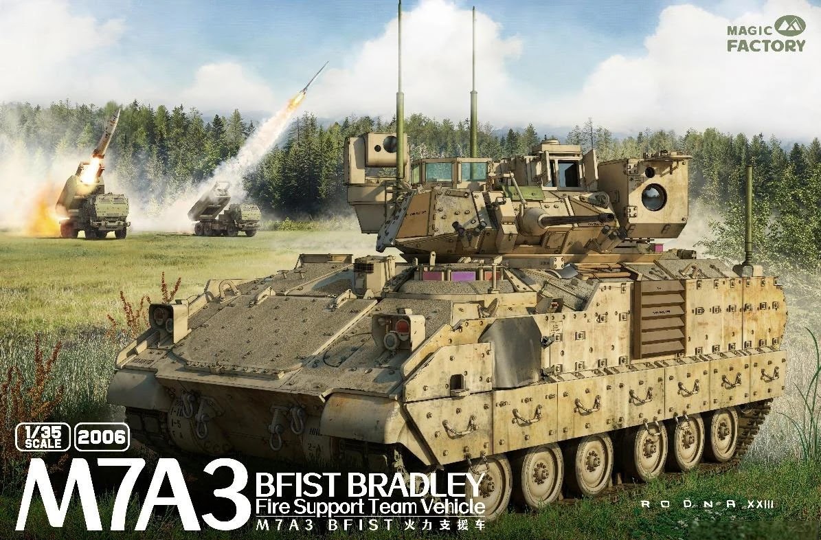Magic Factory M7A3 Bradley 35th scale BFIST built up in detail – Hobbyzero