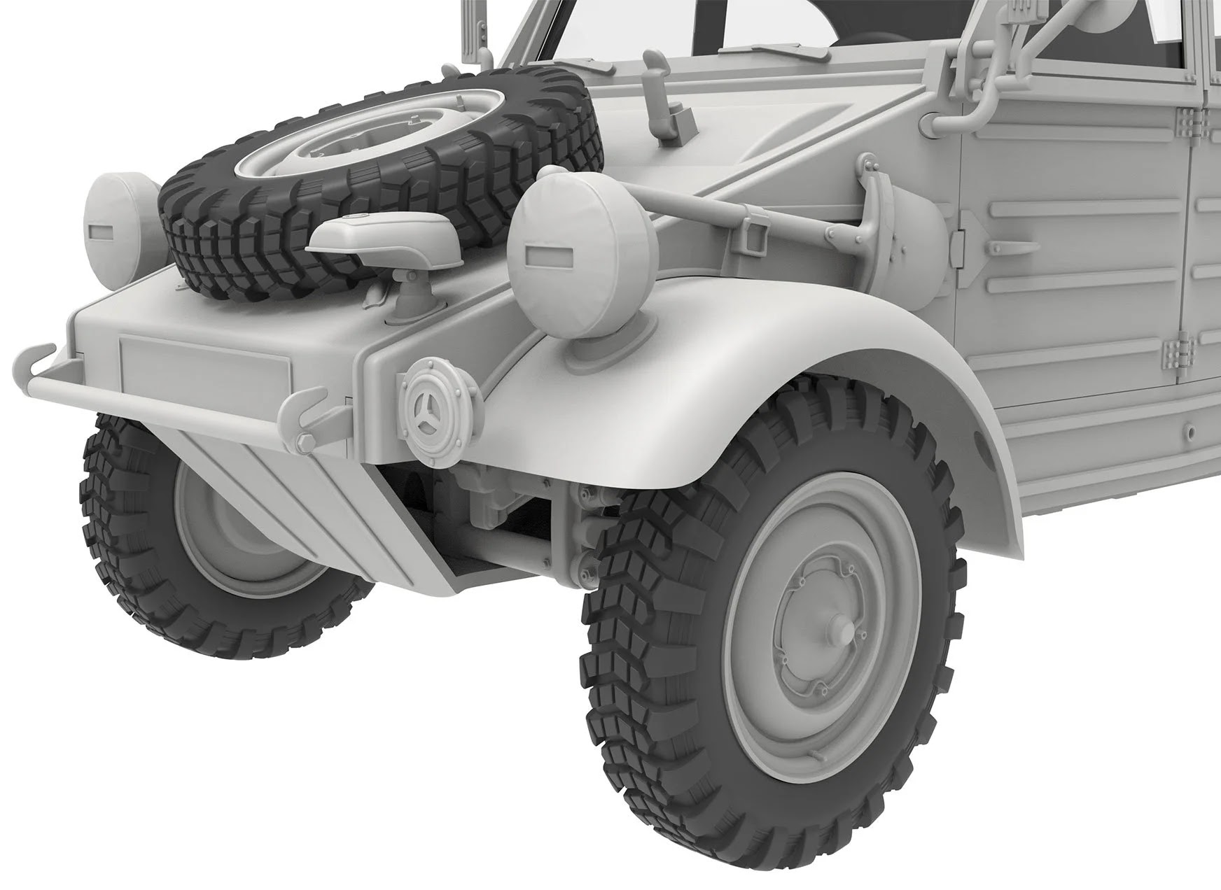 Meng takes the German Kubelwagen Type 82 Pkw.K1 (Eastern Front), in ...