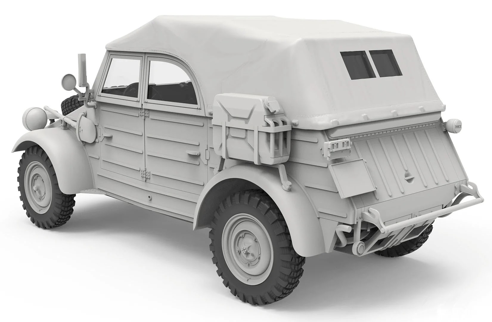 Meng takes the German Kubelwagen Type 82 Pkw.K1 (Eastern Front), in ...