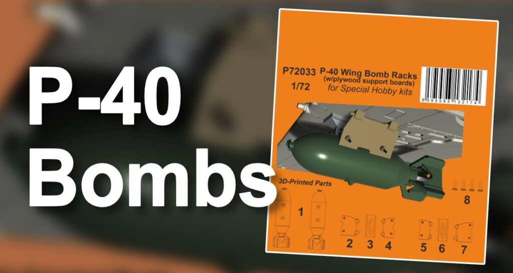 P-40 Wing bomb racks – Hobbyzero