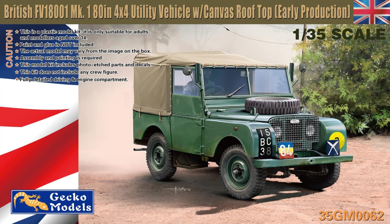 Gecko introduces the British FV18001 – Hobbyzero
