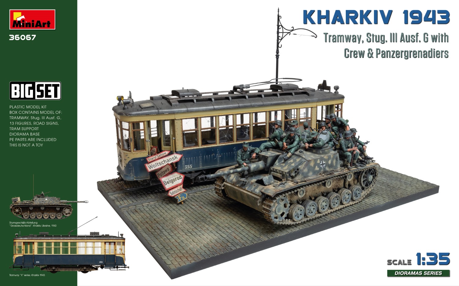 Tram & Stug III Ausf. Big Set. Big Set.. – Hobbyzero