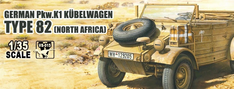 Meng Models 1/35th scale German Kubelwagen Type 82 in North Africa (Pkw ...
